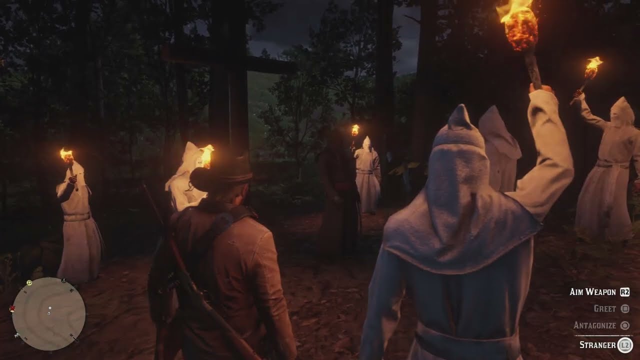 Red Dead Redemption 2 cool kids klan encounter - YouTube