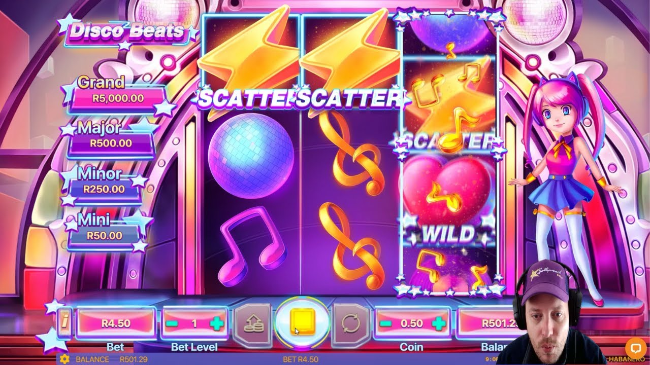 The New Disco Beats Slots Game - YouTube