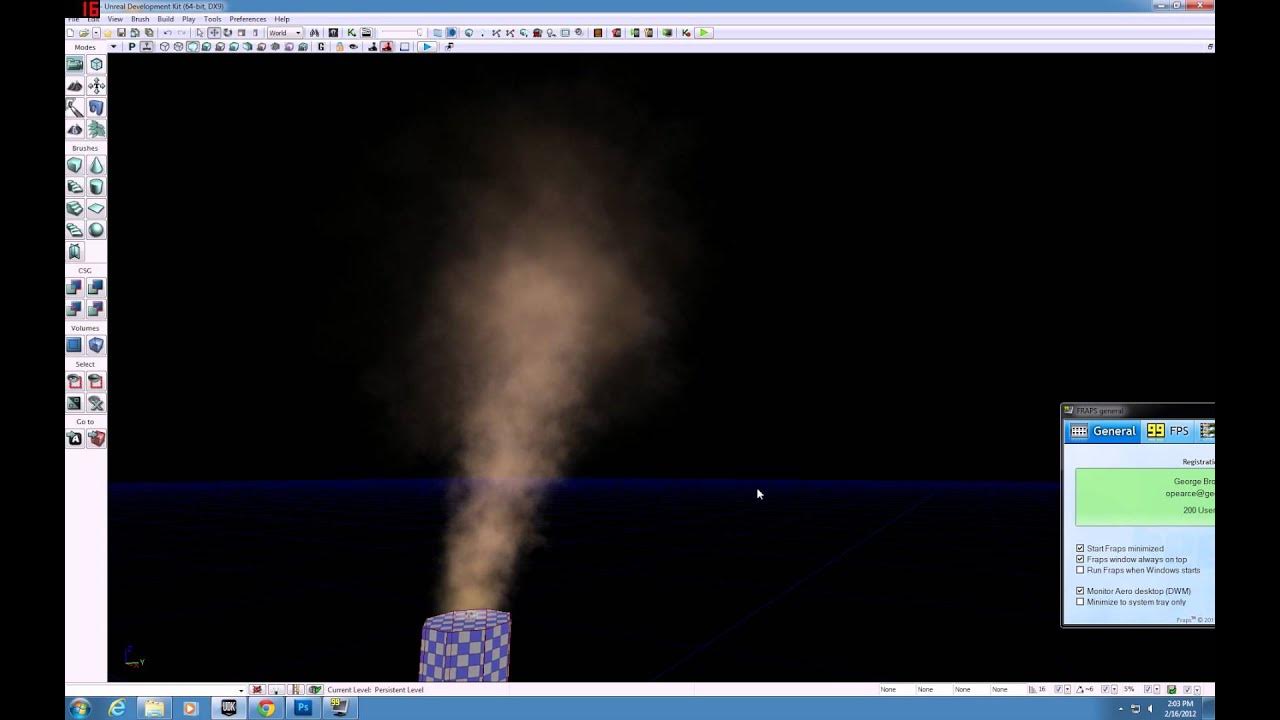 Smoke in UDK, created with Particle System - YouTube