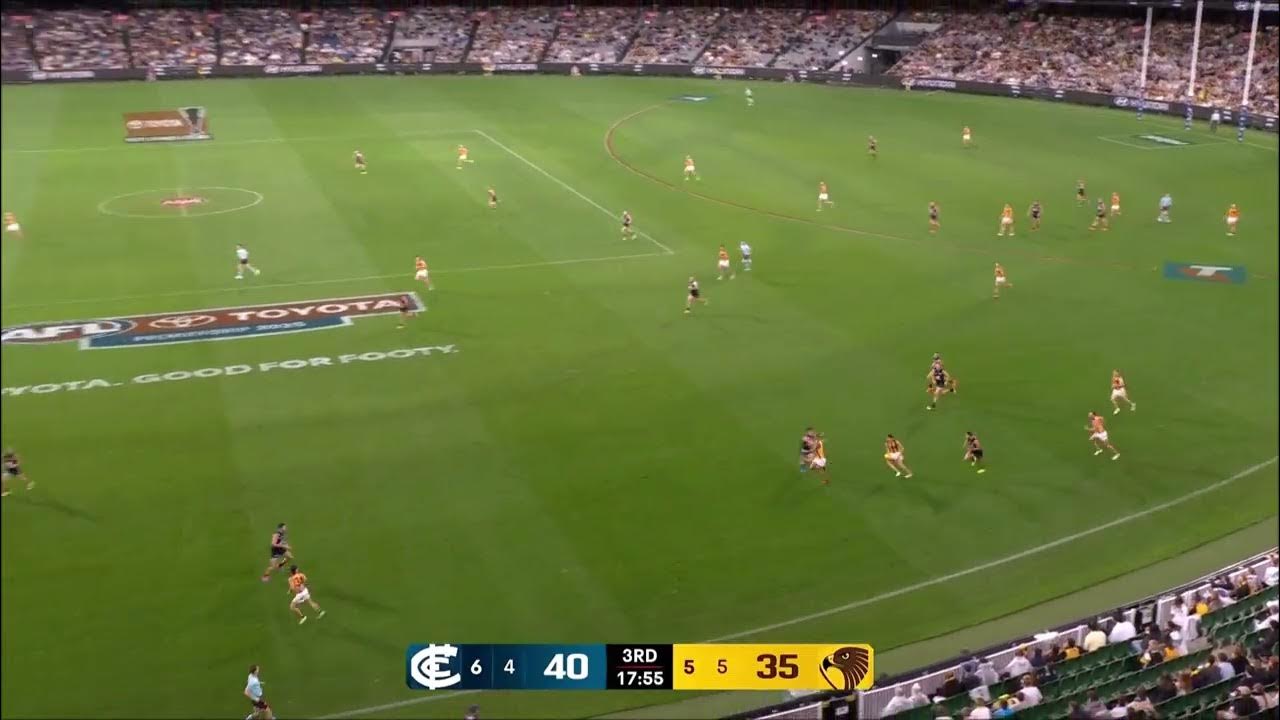 Sam Walsh - AFL 2025 Round 2 Highlights - Carlton vs Hawthorn - YouTube