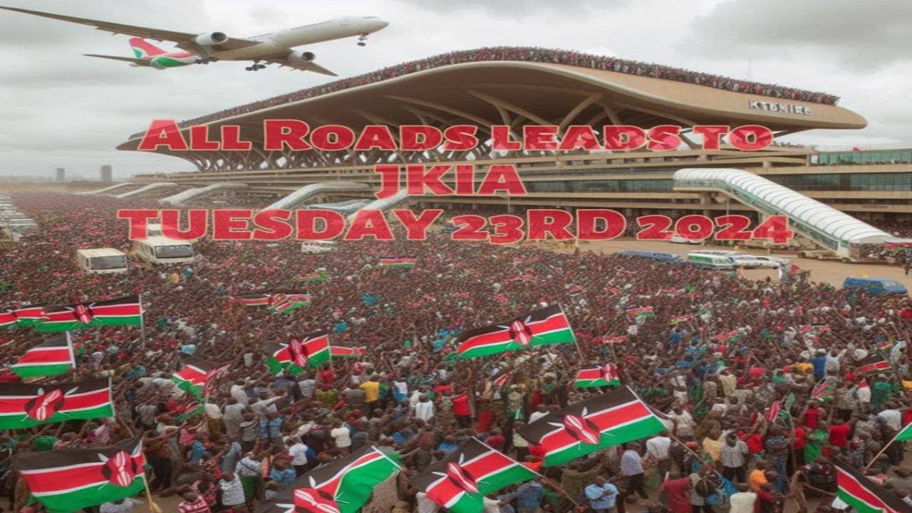 LIVE HAPPENING NOW AT JKIA AS GEN Z OCCOPYING - YouTube