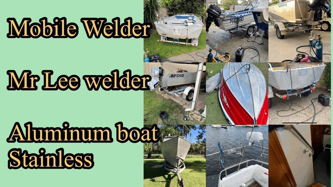 Mobile welder (boat welding job) - YouTube