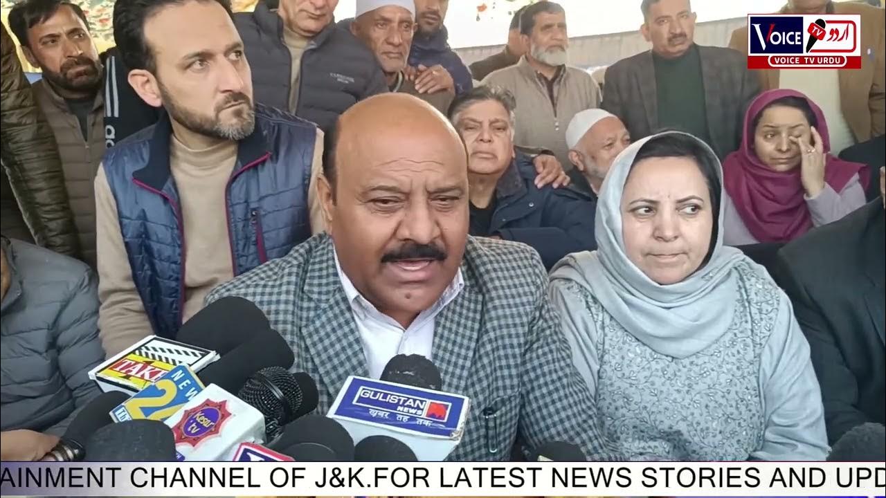 Dy CM, visits Kulgam village, meet bereaved nomadic families, assures full govt support - YouTube