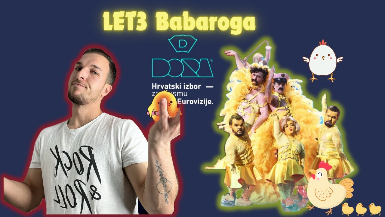 REACTION Let 3 - Baba Roga (DORA HRT 2024) Semi Final 1 - YouTube