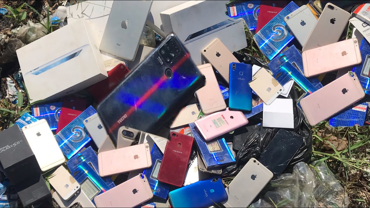 Restoring abandoned Phone TECNO POVA1,Found a lot of broken phones in ...