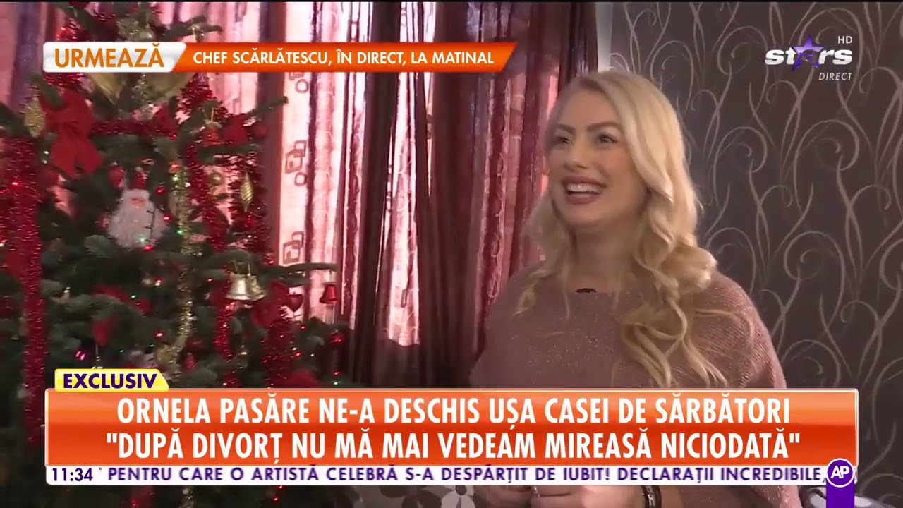 Ornela Pasare de sarbatori la tv 2019 - YouTube