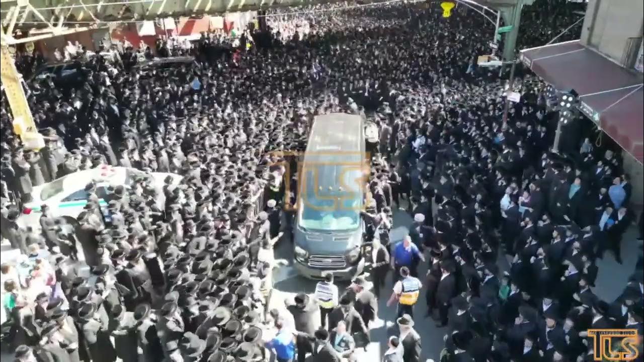 Levaya of Skulener Rebbe Boro Park - BP24 - YouTube
