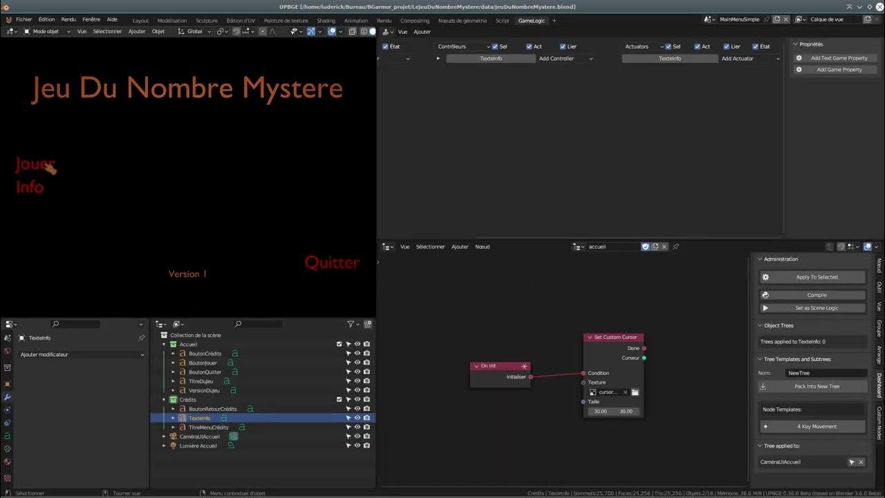 UPBGE 0.36-jeu du nombre mystere V1 - YouTube