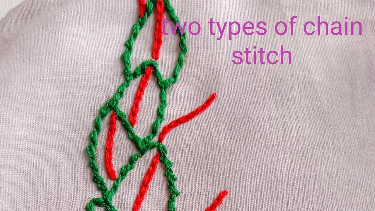 two types of chain stitches together(if Needle magic& multi skills ...