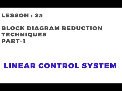 Tutorial 2a : Block Diagram Reduction Techniques Part -1 |Linear ...