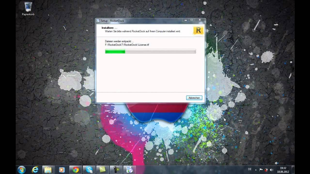 Task leiste installieren / RocketDock [German] HD - YouTube