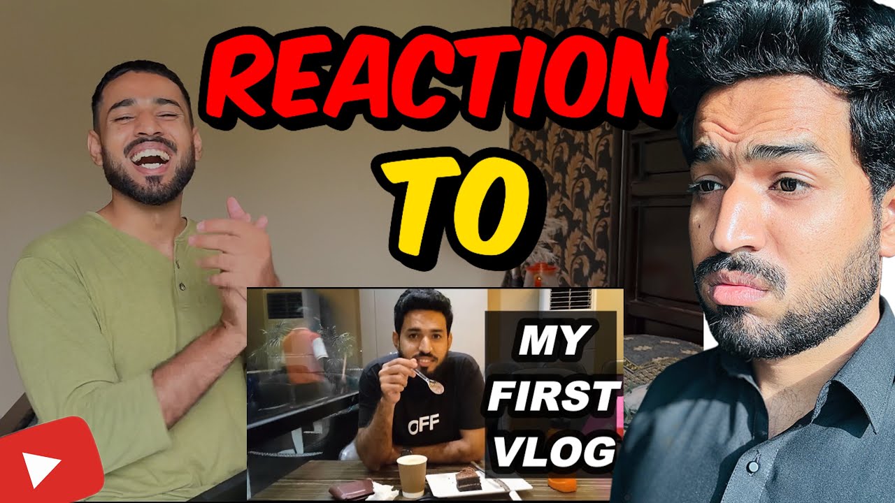 Reacting / Roasting on My First Vlog on Youtube 🤣 - YouTube