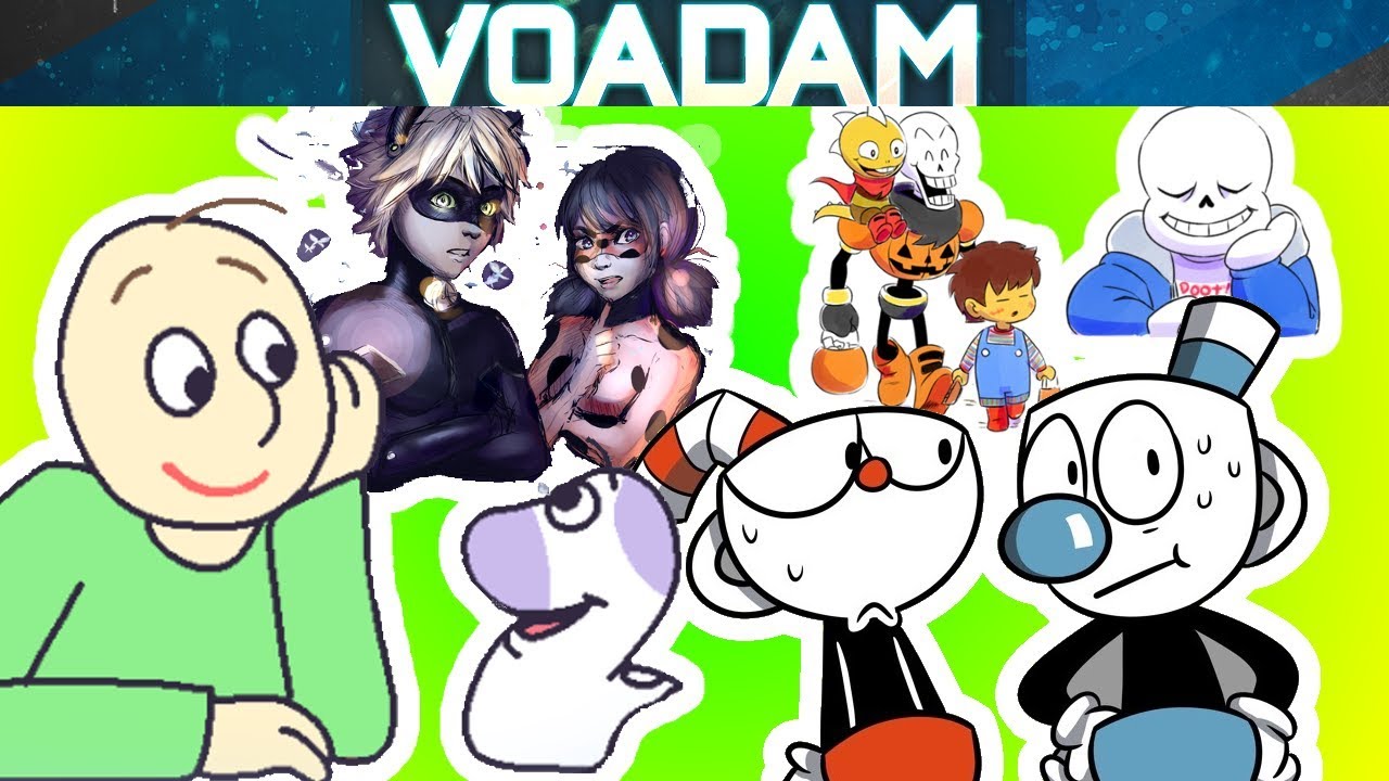 All VOAdam Comic Dubs: October! With Baldi's Basics, Cuphead, Undertale ...