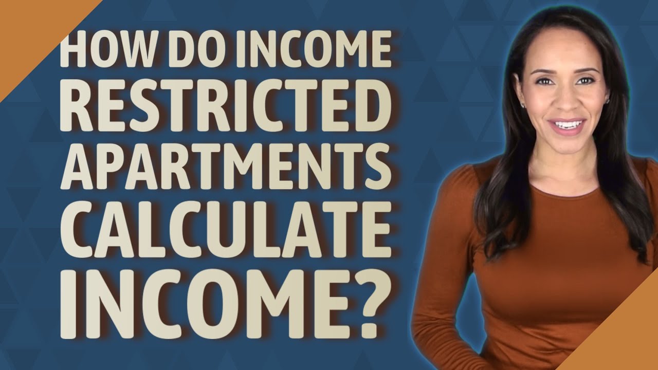How do income restricted apartments calculate income? - YouTube