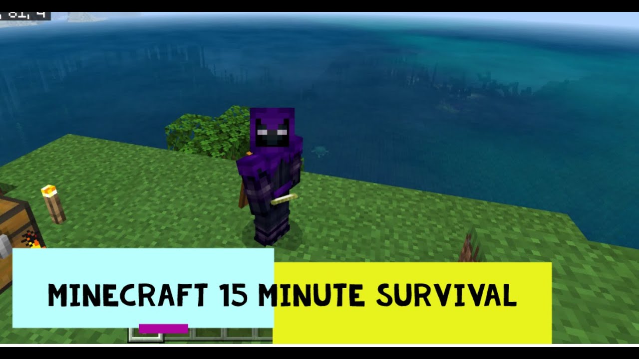 Minecraft - 15 minute Survival. (1) - YouTube
