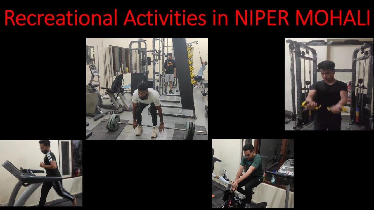 RECREATIONAL ACTIVITIES AT NIPER.NEW GYM EQUIPMENT IN NIPER.NIPER MOHALI CAMPUS EXPLORER - YouTube