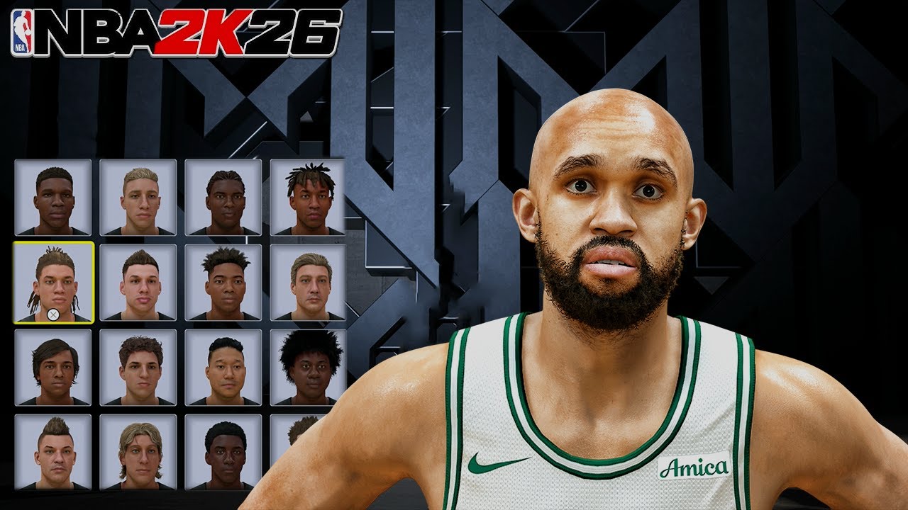Best Derrick White Face Creation NBA 2K26 - YouTube
