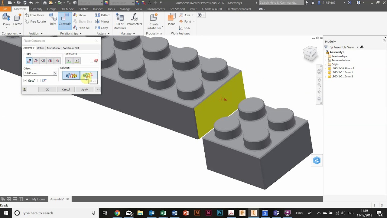 Lego Project L10 - CAD Assemblies - YouTube