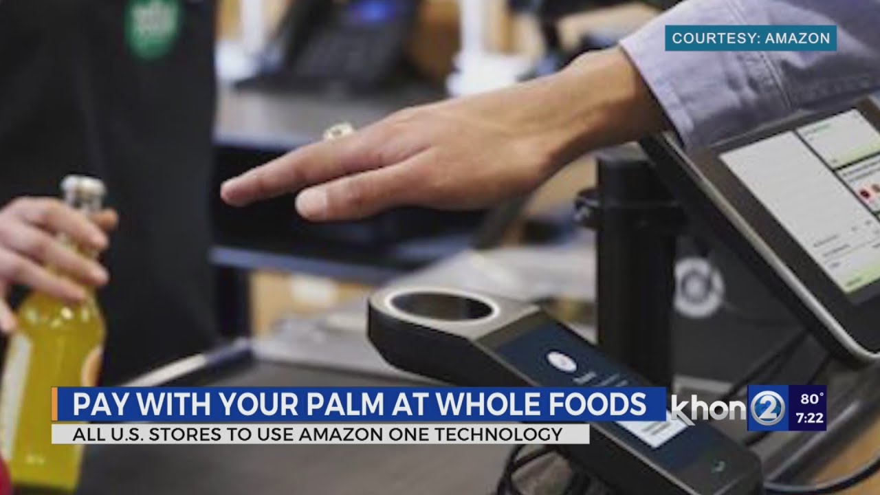 New palm tech adopted by Amazon coming to Hawaiʻi stores - YouTube