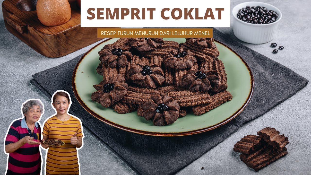 Resep Semprit Coklat turun temurun dari leluhur menel - YouTube