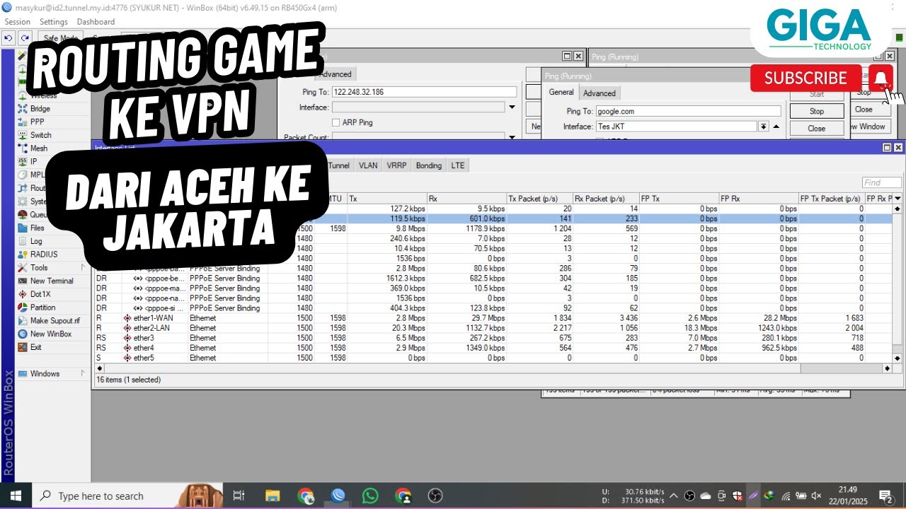 Routing Game ke VPN supaya Stabil - YouTube