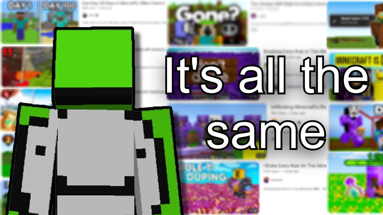 The Problem With Modern Minecraft Youtubers... - YouTube
