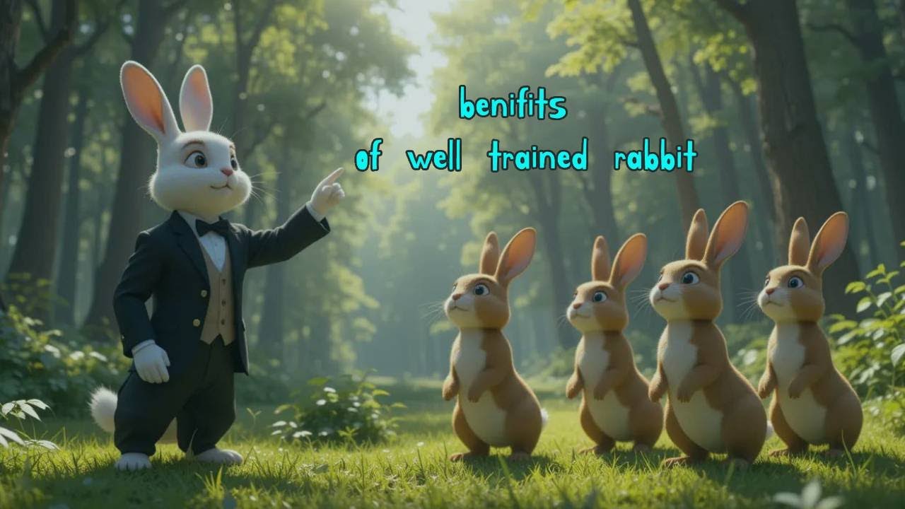Highlighting the benefit of well trained rabbit - YouTube