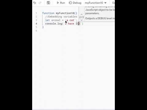 Embedding variables in strings in JavaScript(GAS) part2#javascript # ...