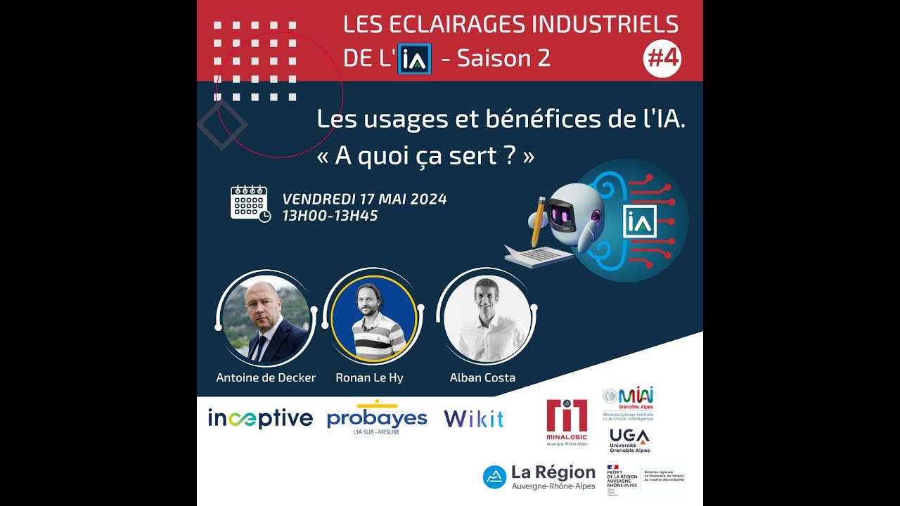 Webinaire #4 Les usages et bénéfices de l’IA. « A quoi ça sert ...