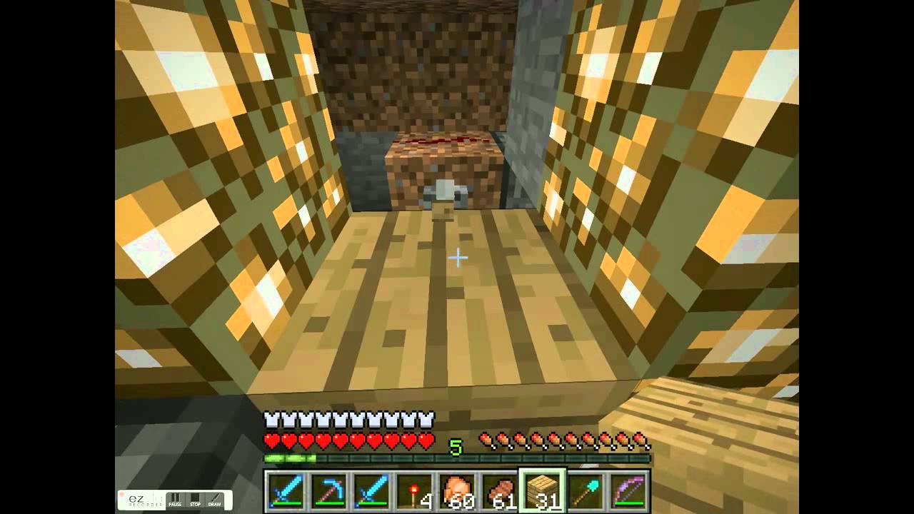 minecraft glowing house - YouTube