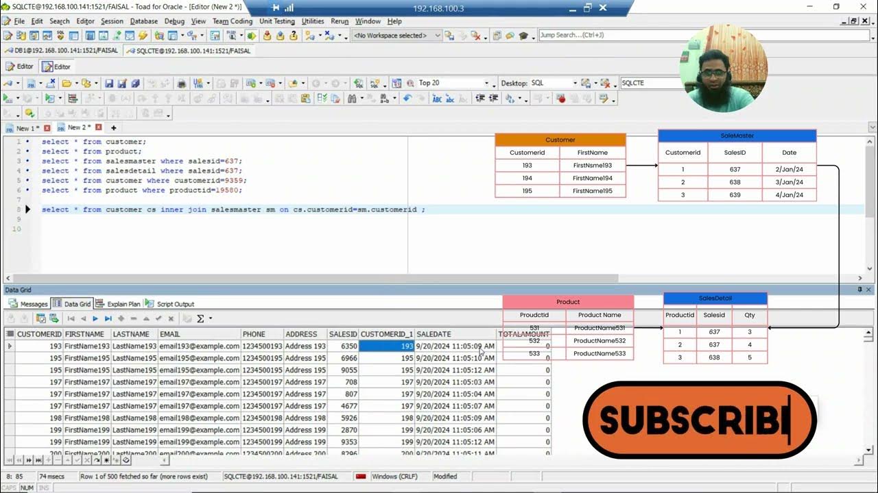 Lec 6|SQL Join - Inner Join|dba| One Complete course of All databases - YouTube