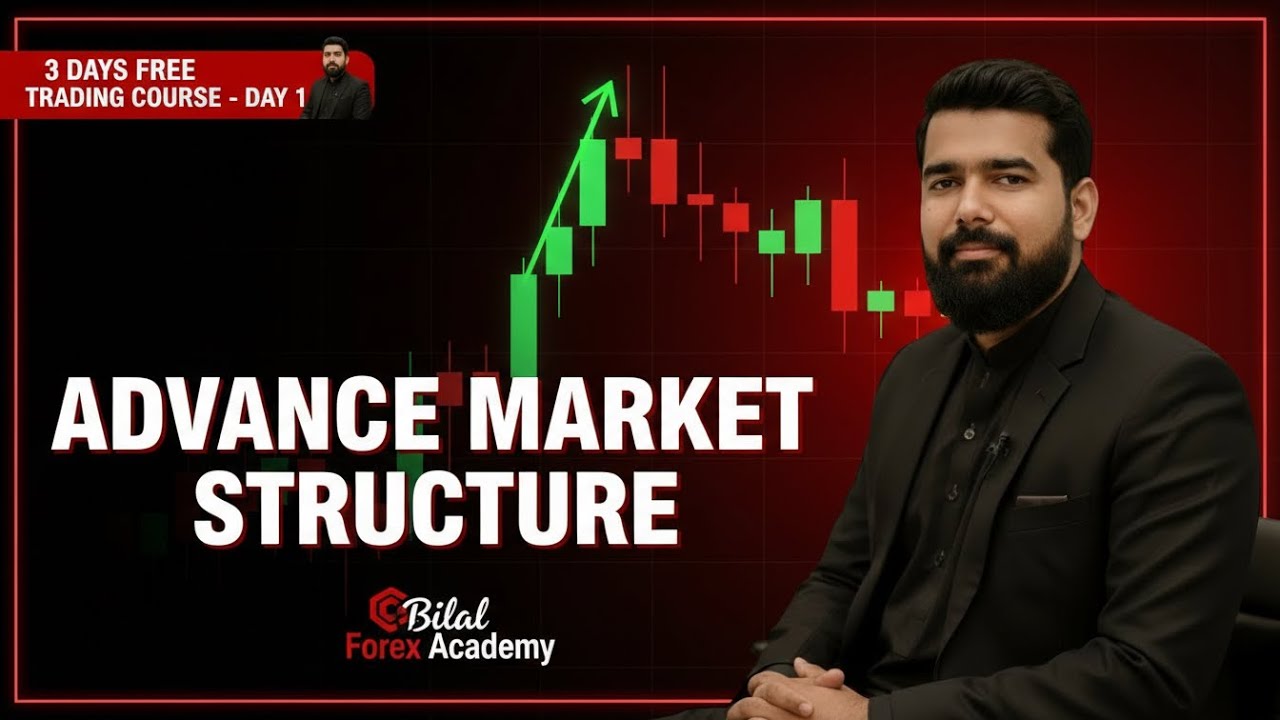 Advance Market Structure Explained | 3 Days Free Trading Course – Day 1 | Bilal Forex Academy ...
