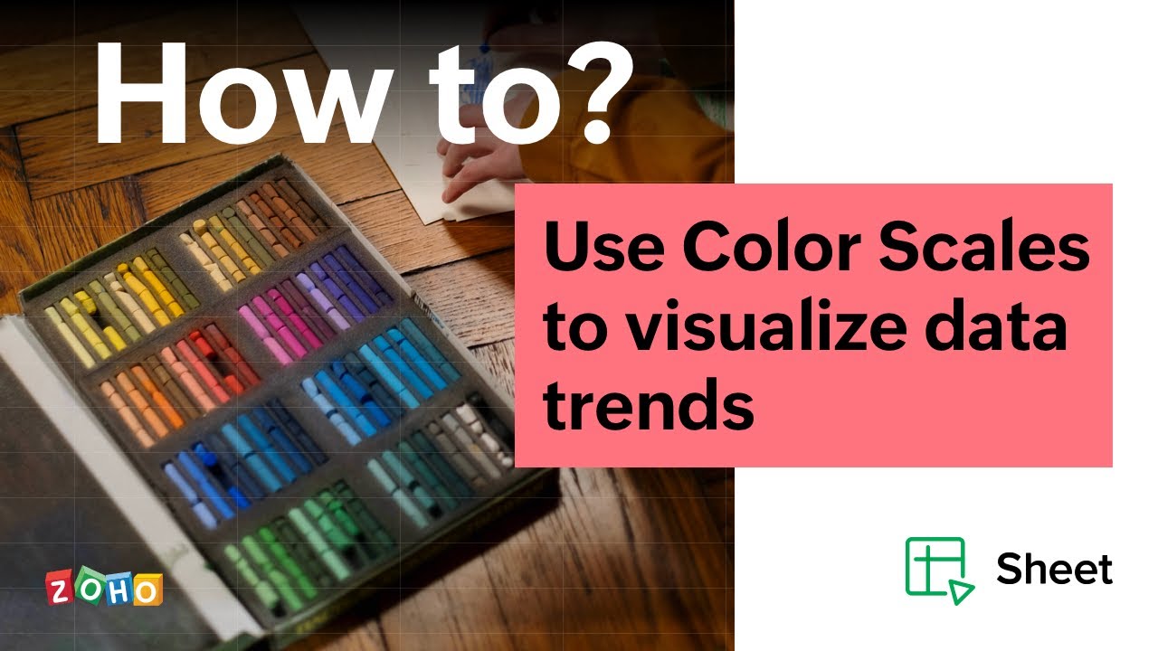 How to use Color Scales to visualize data trends | Zoho Sheet - YouTube