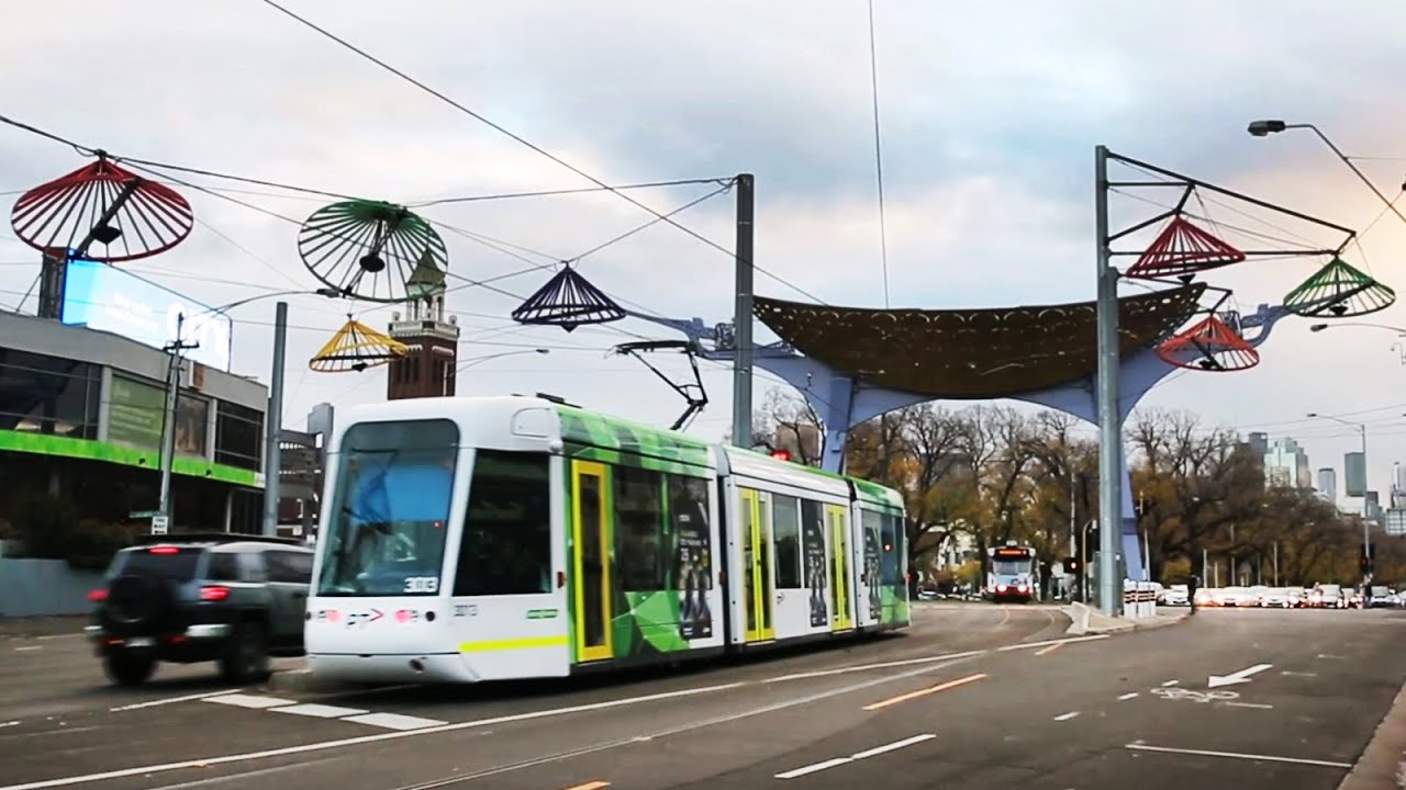 Trams at Victoria Street Gateway - June 2019 - YouTube