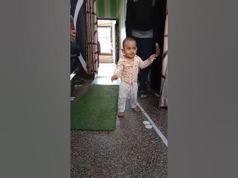 Jai walking first time - YouTube