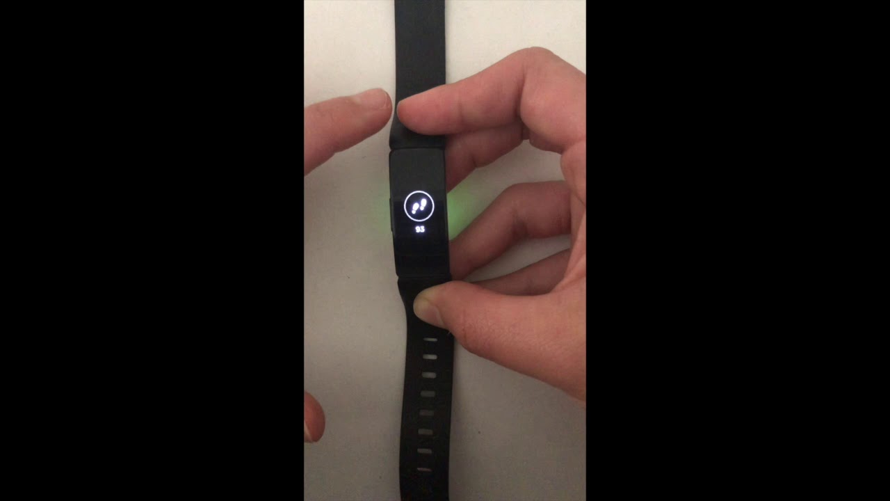 Navigating the Fitbit Inspire HR Display Screen - YouTube