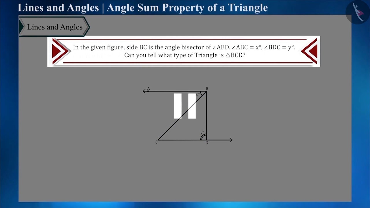 Angle Sum Property of a Triangle | Part 3/3 | English | Class 9 - YouTube