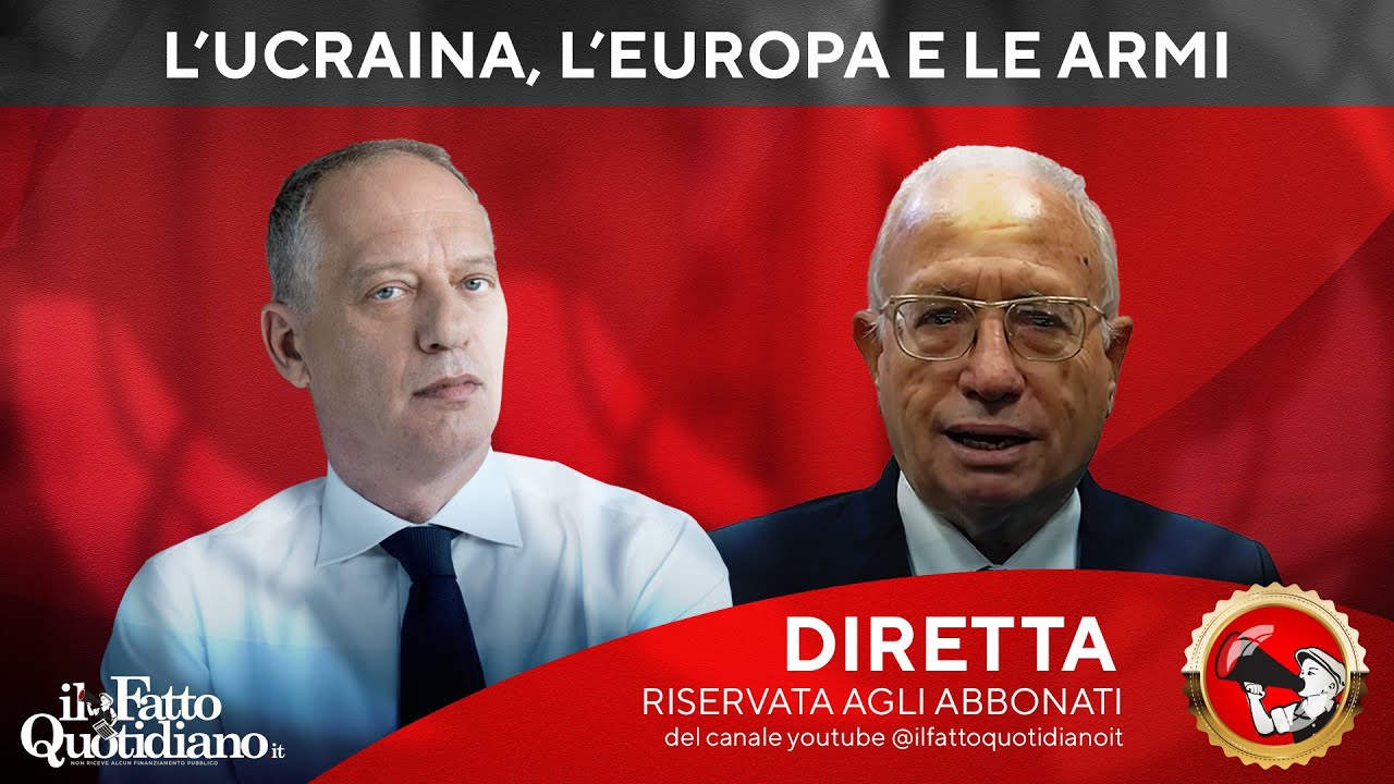 L'Ucraina, lEuropa e le armi. Ne parlano Peter Gomez e il generale Mini ...