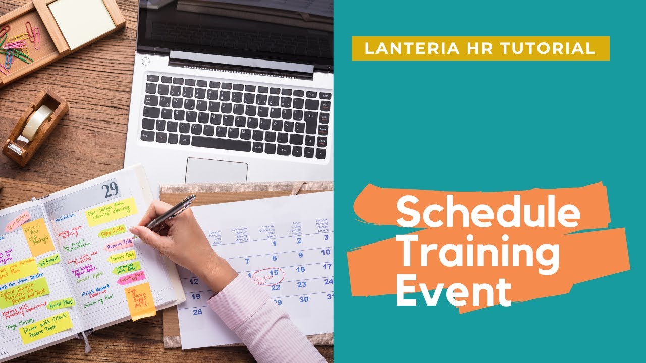 Schedule Training Event | Lanteria Learning Tutorial | Lanteria - YouTube