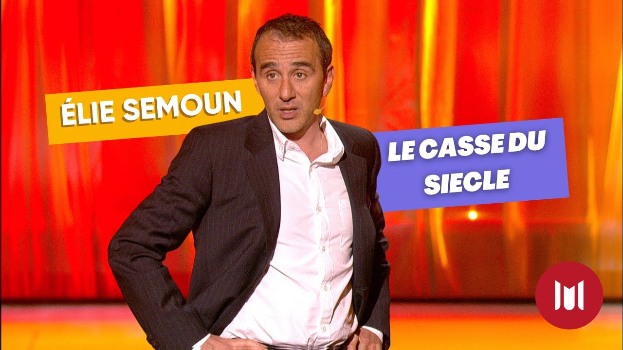 Elie Semoun - Le casse du siècle (sketch) - YouTube