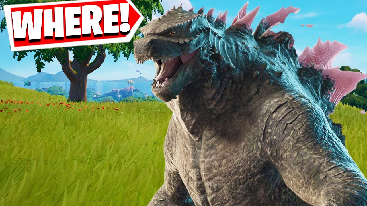Where is Godzilla Boss in Fortnite Chapter 6 - YouTube