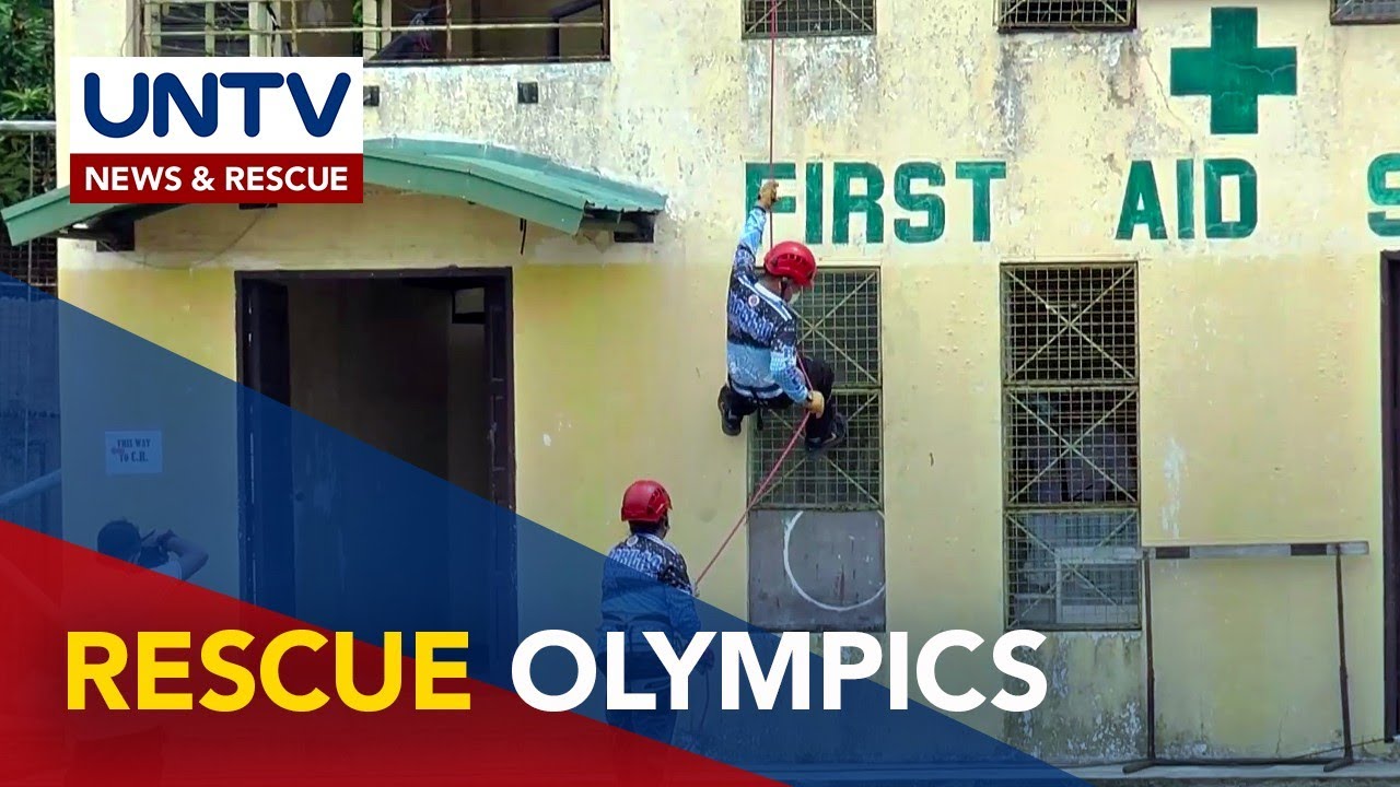 Rescue units sa Quezon, nagpamalas ng skills sa Rescue Olympics - YouTube