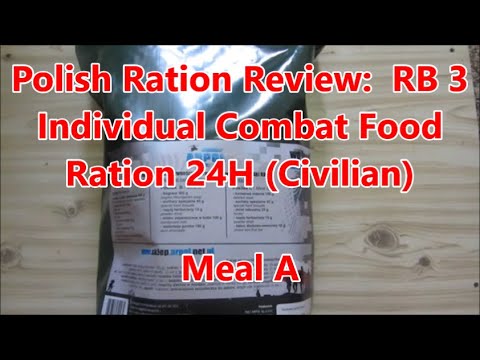 Polish Ration Review: RB 3 Individual Combat Food Ration 24H BB 11/2020 ...