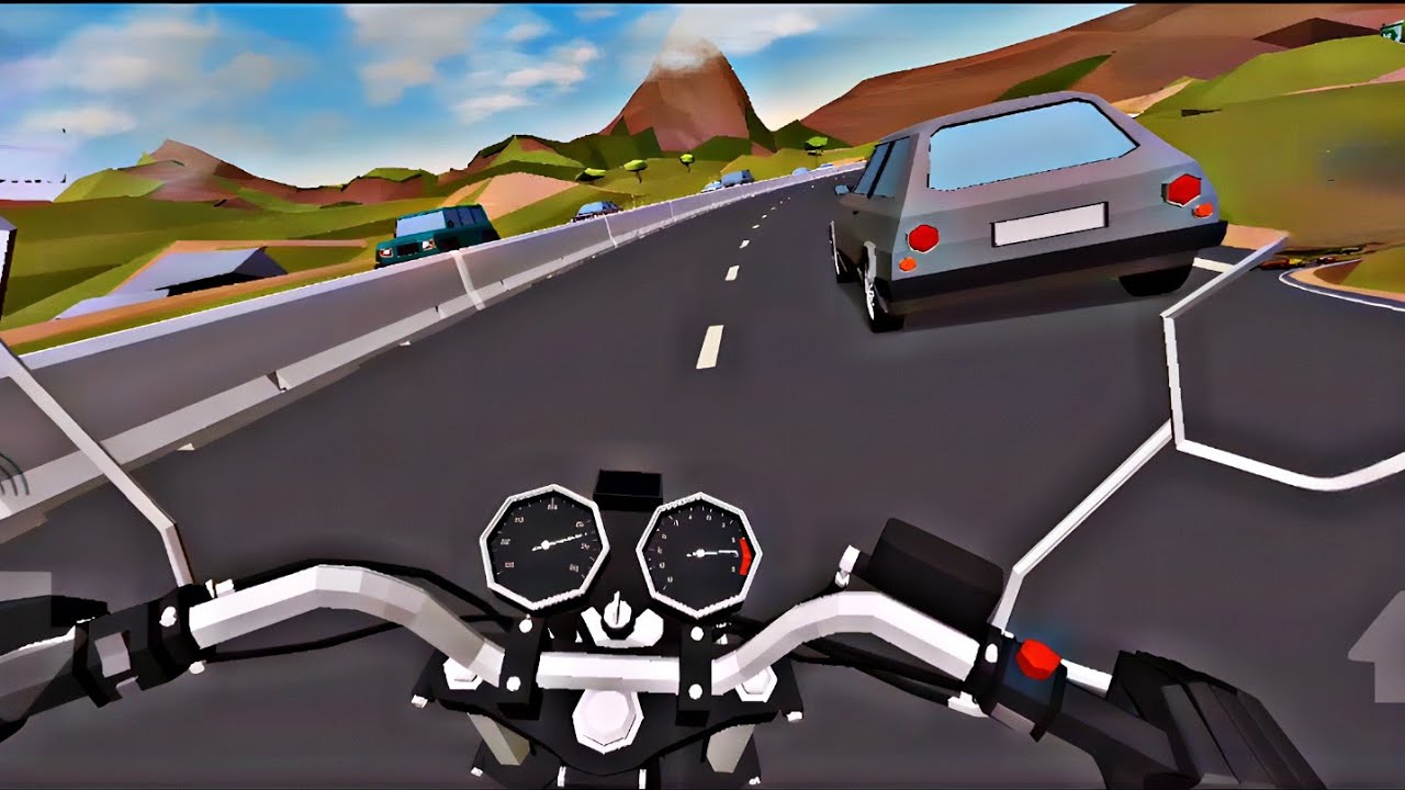 Cafe Racer - Unique Low Poly Motorcycle Racing Game | Gameplay ...