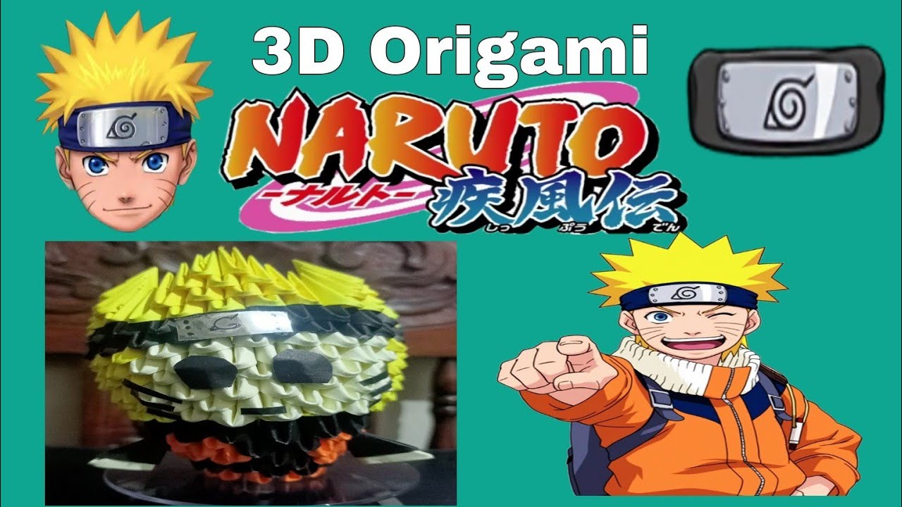 How to make 3D Origami Naruto l Diy & Tutorials - YouTube