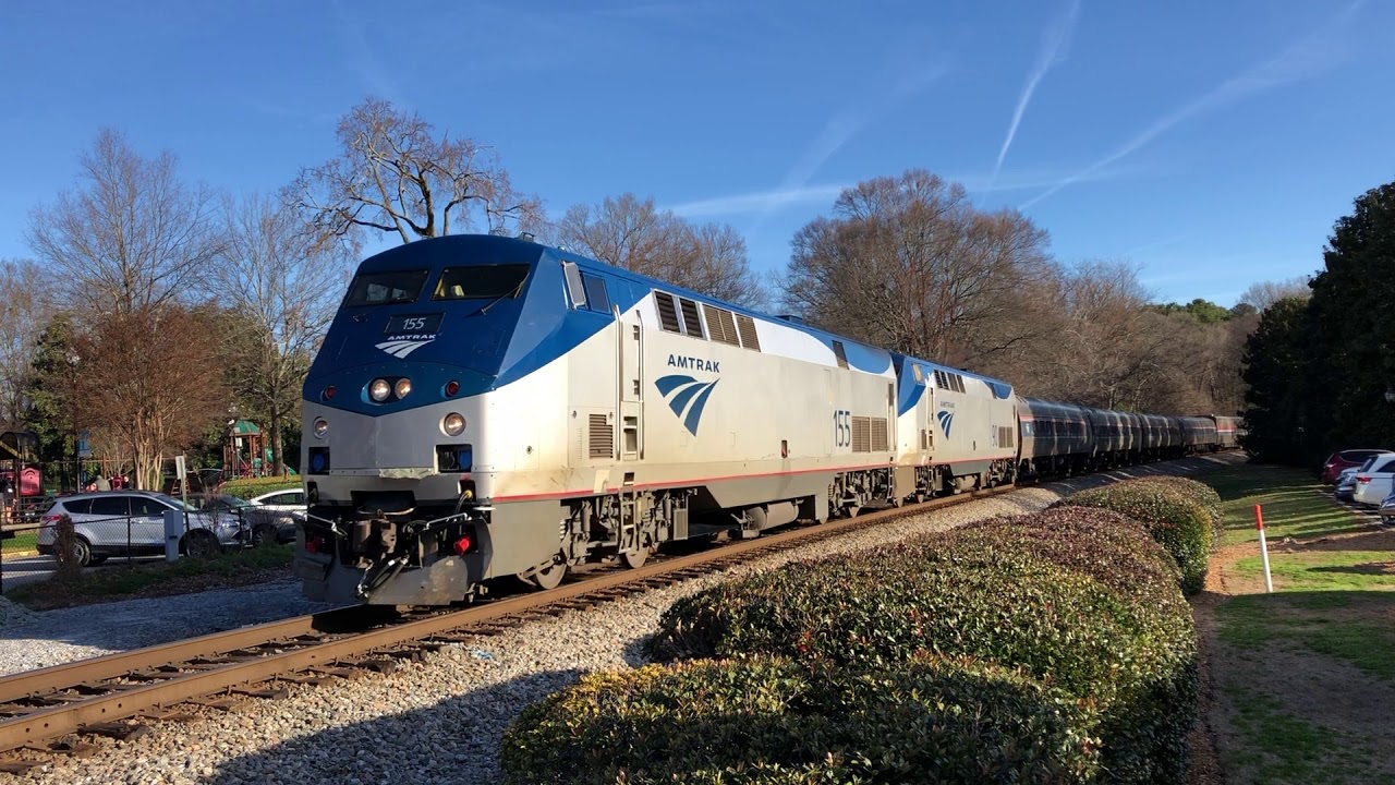 155 & 90 On Amtrak 19 Thru Norcross, GA 2/15/20 - YouTube