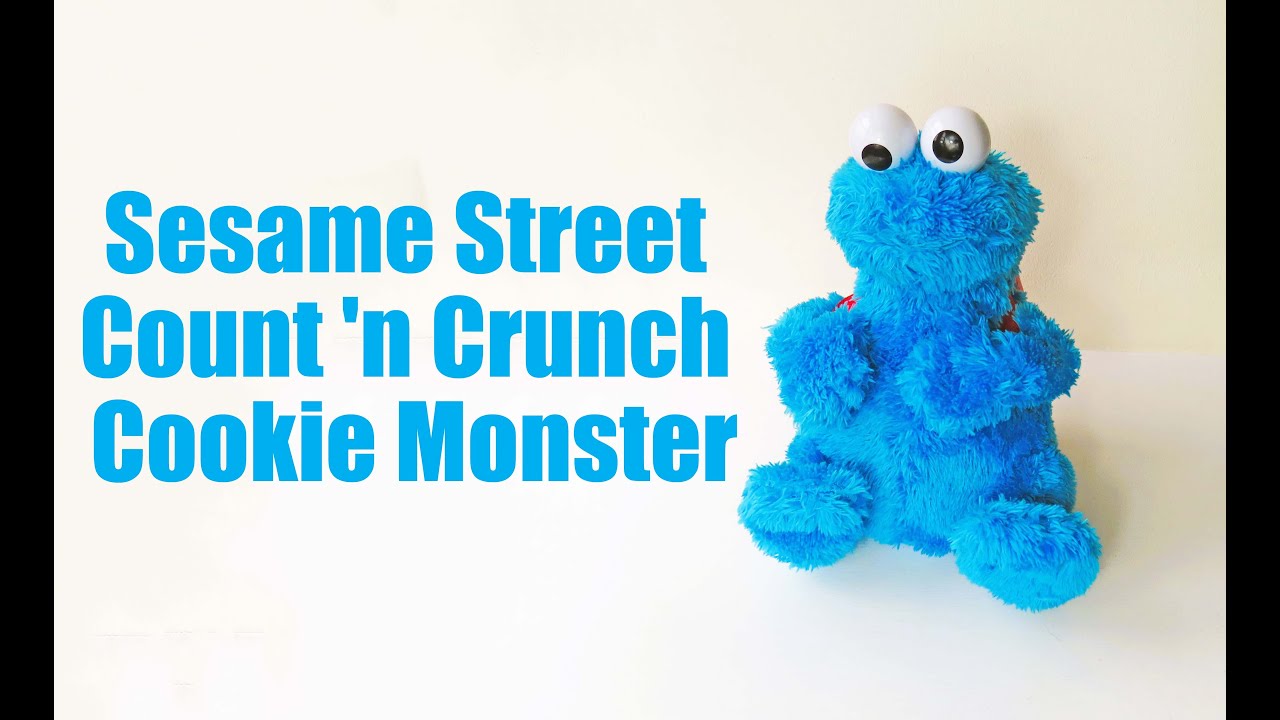 SOLD - Sesame Street Count 'n Crunch Cookie Monster Cookies Fully ...