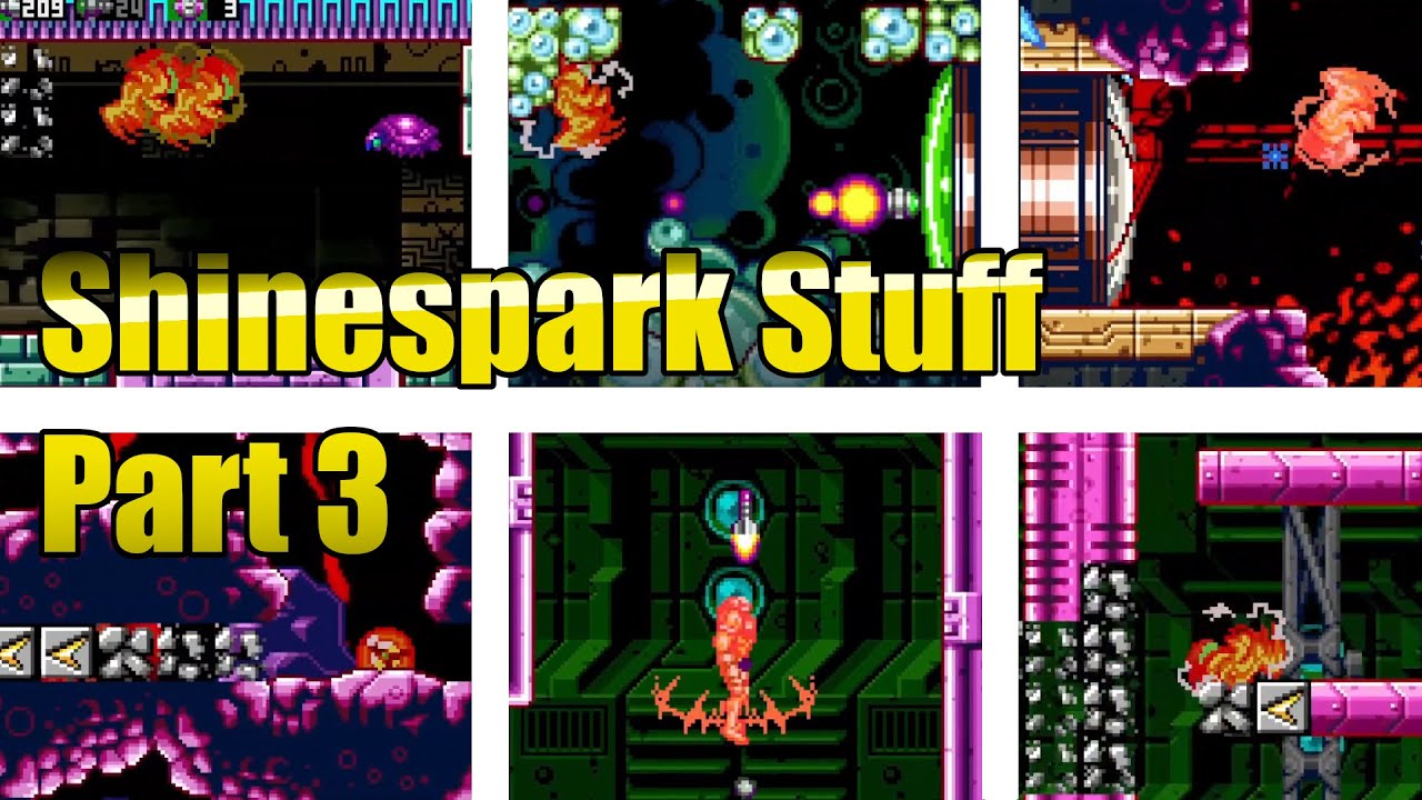 Some Shinespark compilation Part 3 | Metroid Zero Mission - YouTube