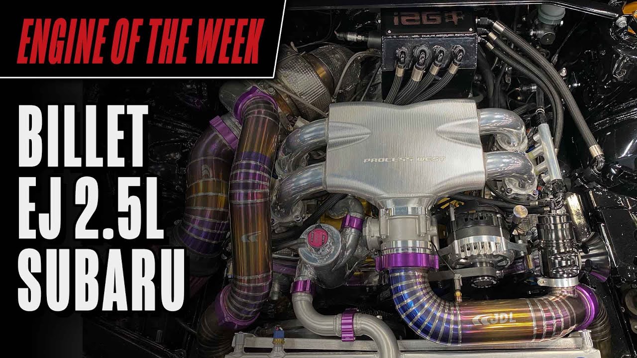 Kaiju Motorsports' All-Billet Subaru EJ 2.5L Engine - YouTube