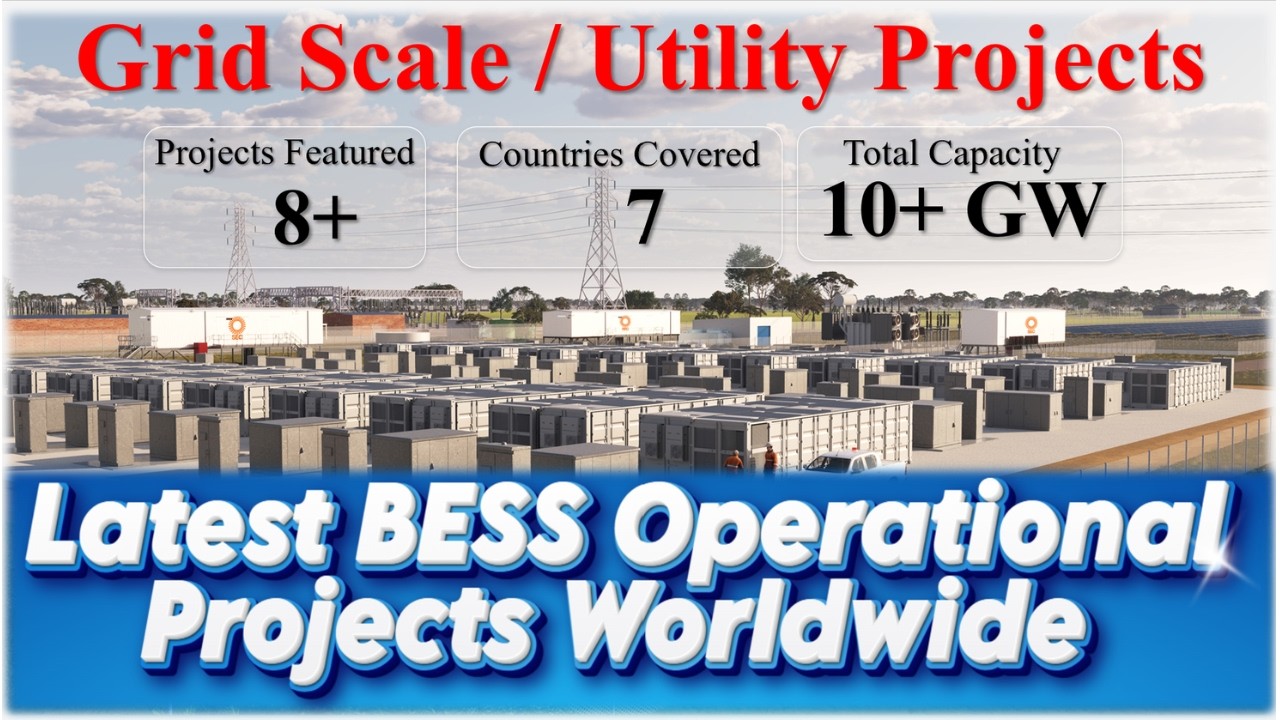 BESS Operational Projects Worldwide | Grid Scale Utility BESS Overview ...